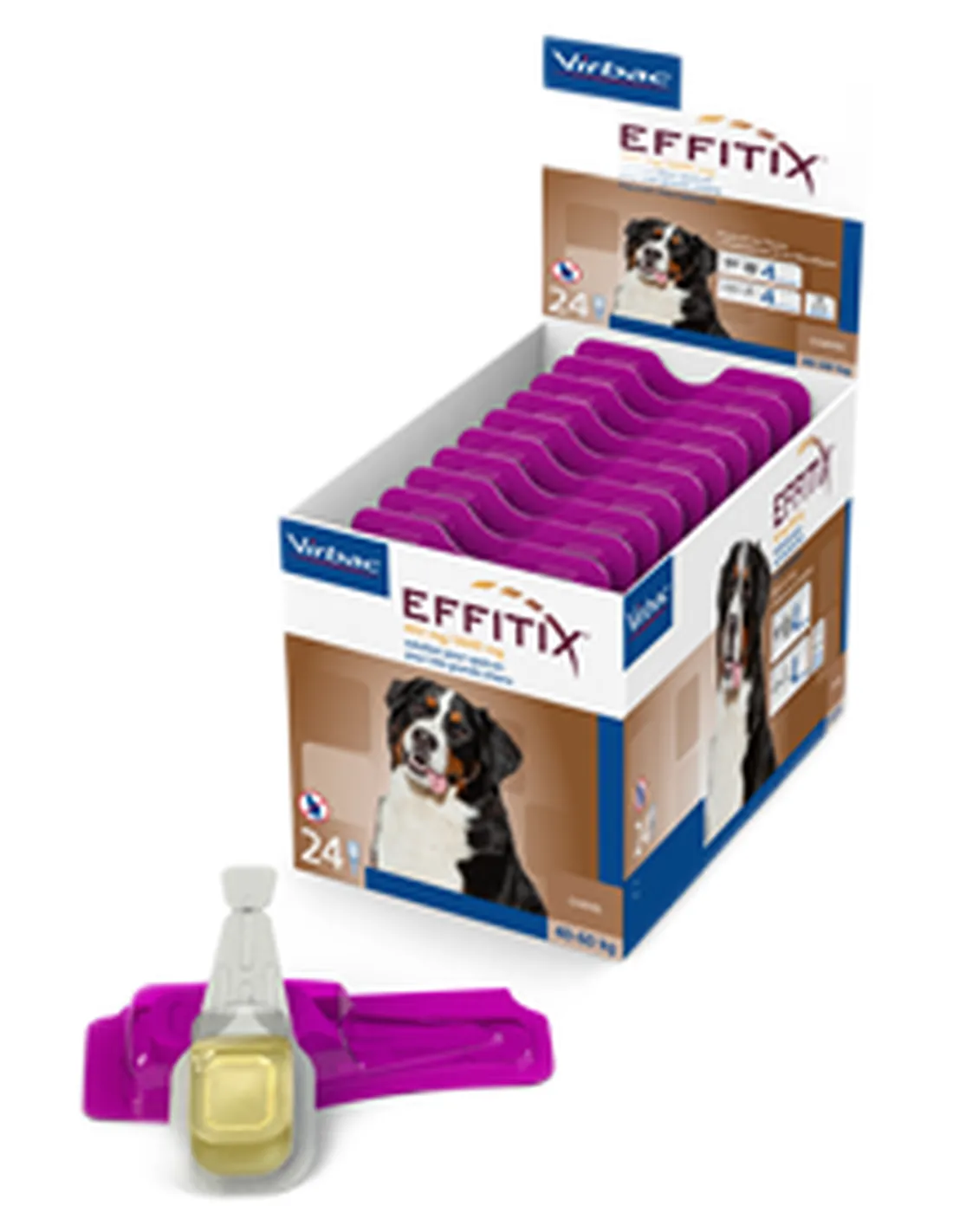 Effitix XLarge Virbac 502 mg/3600 mg spot-on 24 pipette 6,60 ml